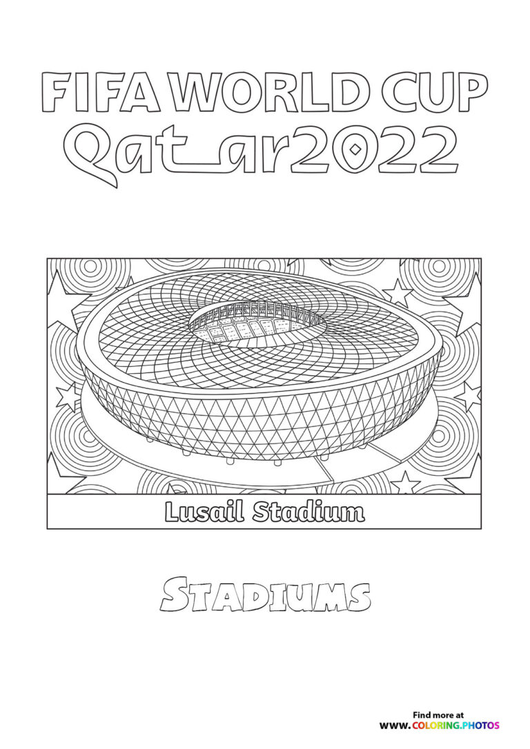Fifa World Cup Qatar 2022 - Coloring Pages for kids | 100% free print