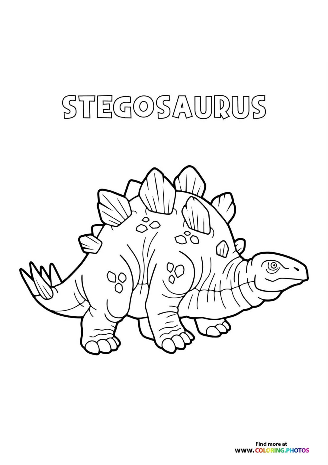 Free Dinosaur Coloring Pages: Educational Printable PDFs for Kids