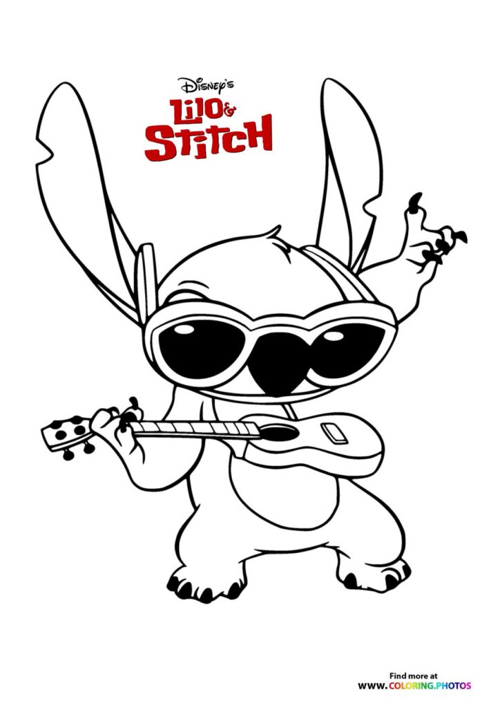 Lilo and Stitch - Free Coloring Pages for kids - Coloring.Photos