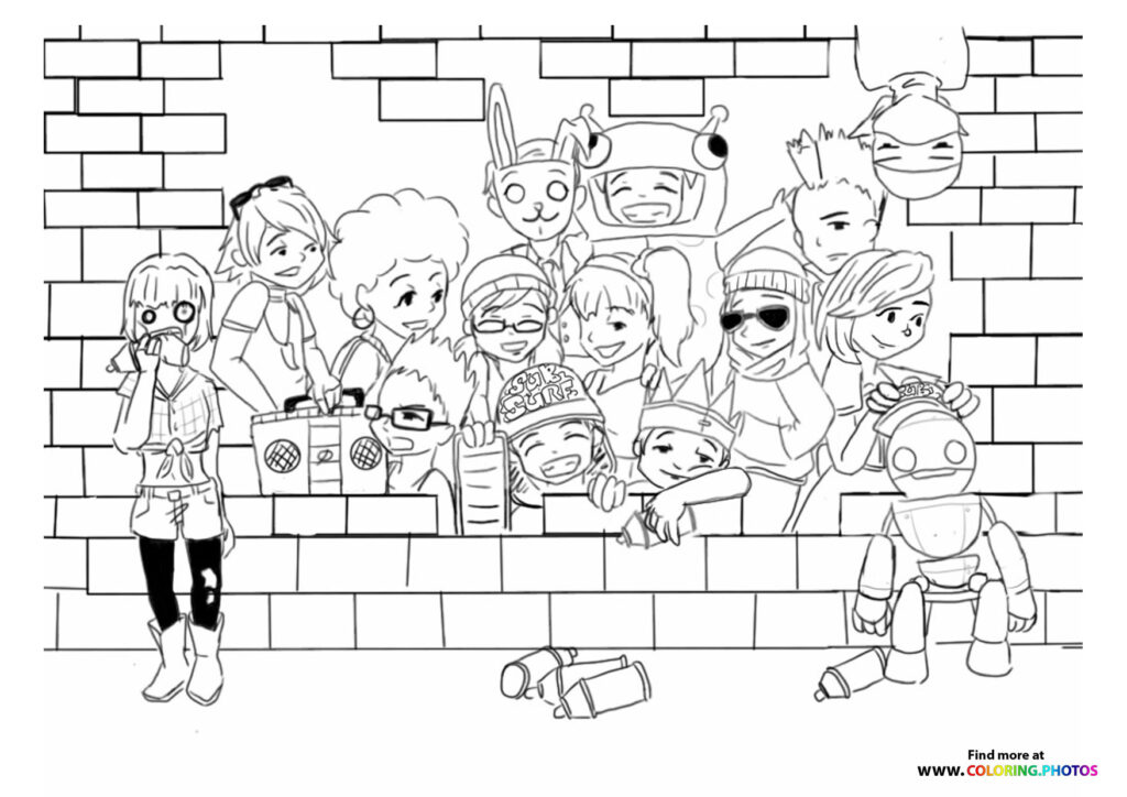 Jake from Subway Surfers - Coloring Pages for kids