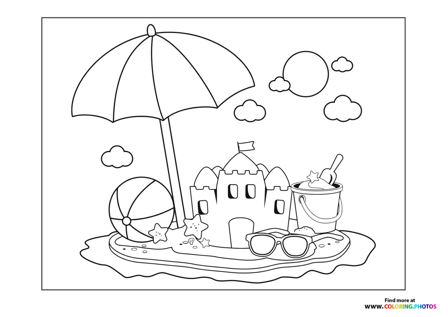 Luca swimming - Coloring Pages for kids