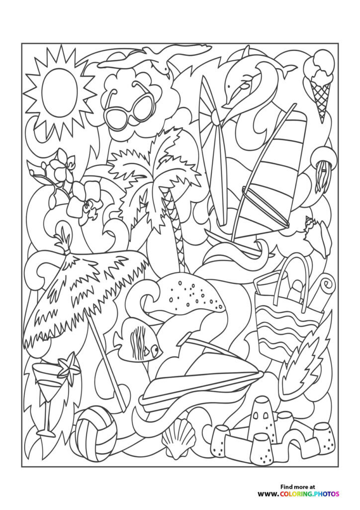 Nature and Seasons - Page 3 of 3 - Coloring Pages for kids | Free print ...
