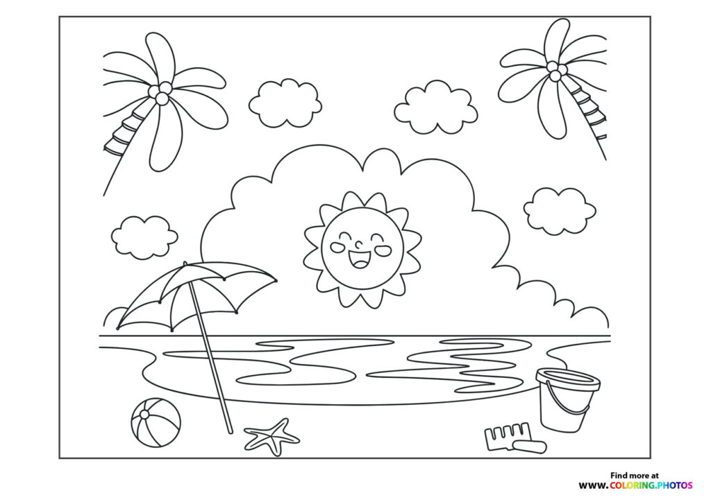 Watter Luca swimming - Coloring Pages for kids