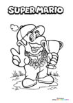 Super Mario - Coloring Pages for kids | 100% free print or download