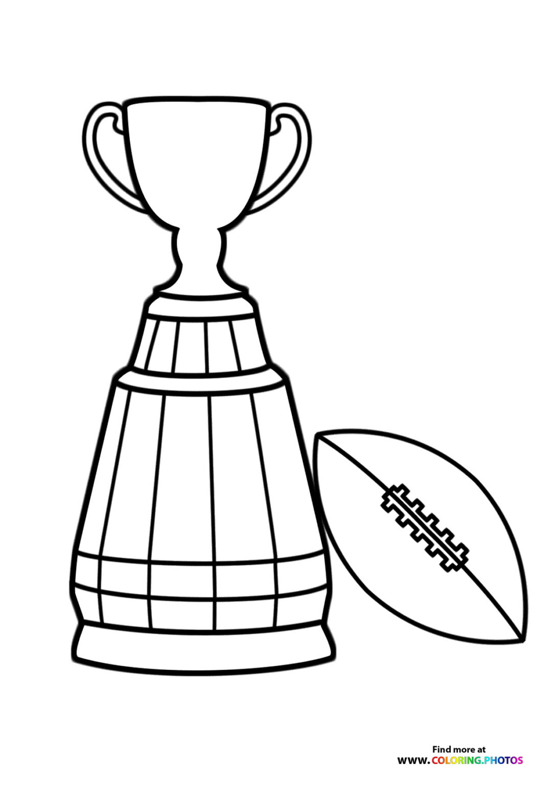 Super Bowl - Coloring Pages for kids | Free print or download