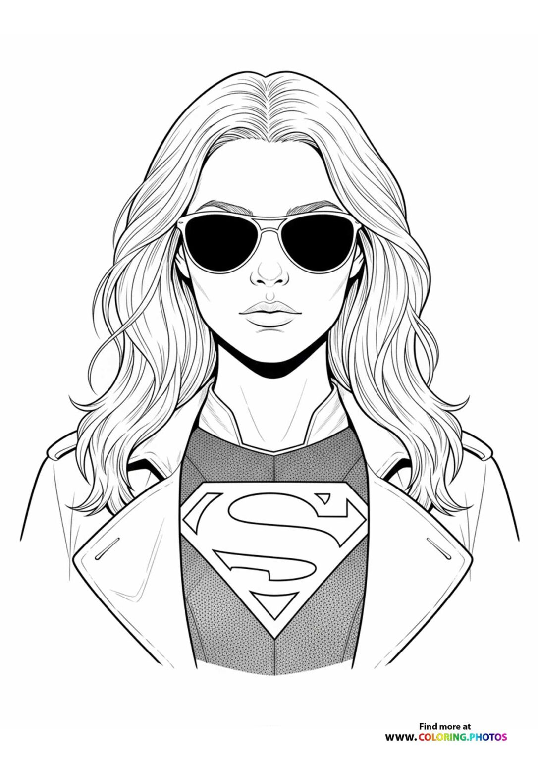 SuperGirl 2026 - Coloring Pages for kids