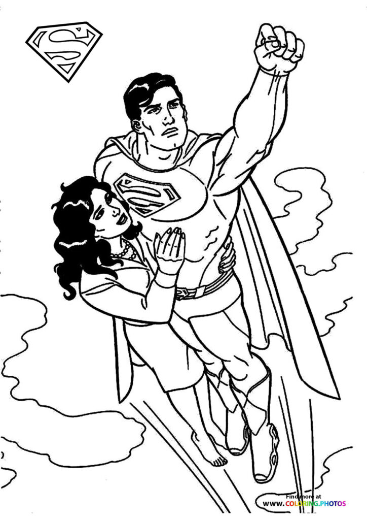 Superman coloring page | Free and easy print or download sheets for kdis