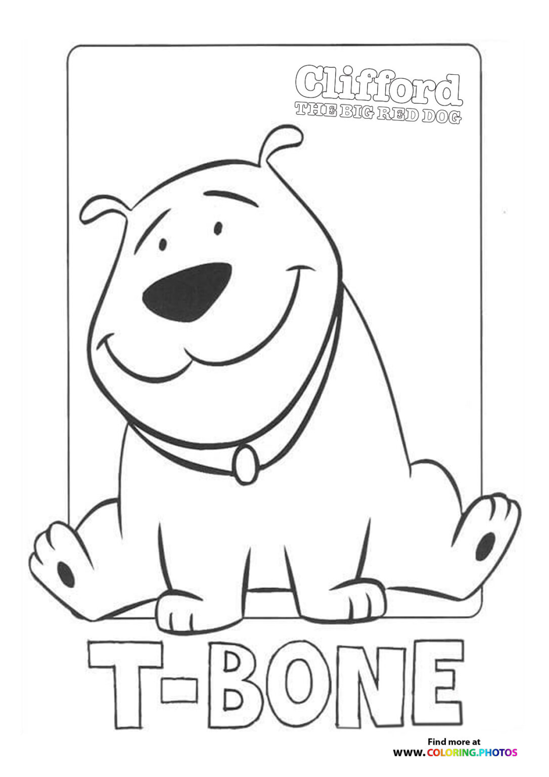 Clifford the Big Red Dog - Coloring Pages for kids | Free and easy ...