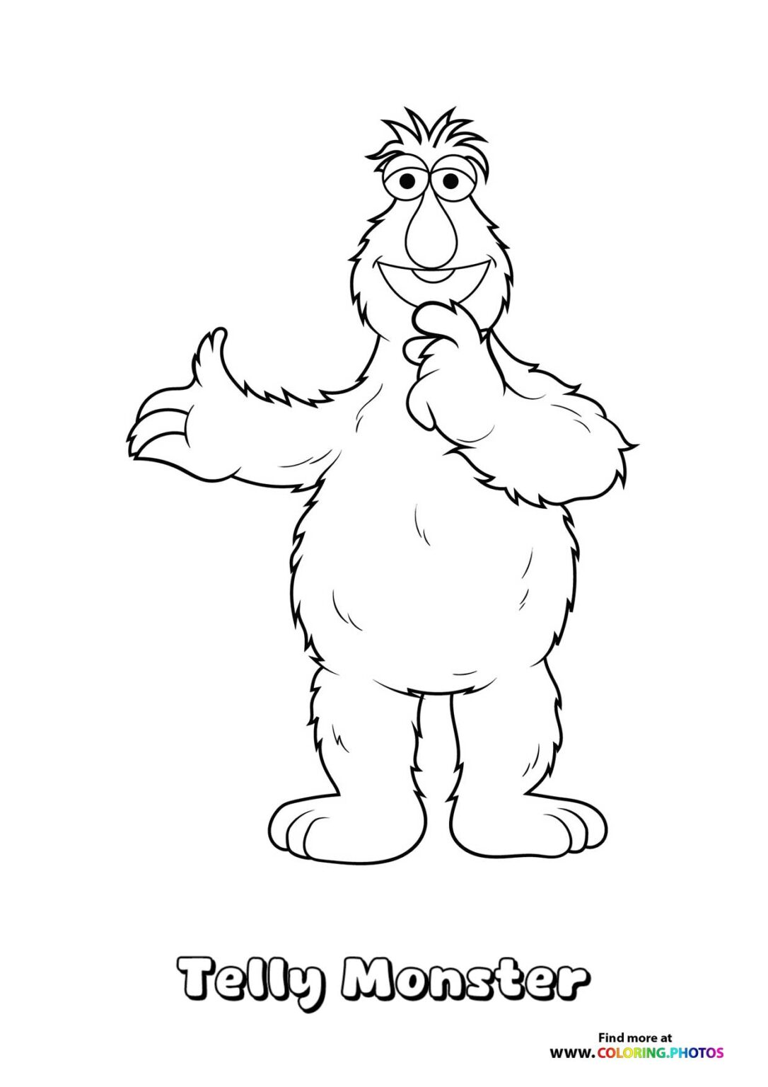 Sesame Street - Coloring Pages for kids