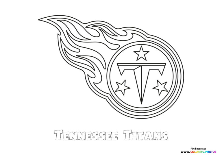 Tennessee Titans NFL logo - Coloring Pages for kids