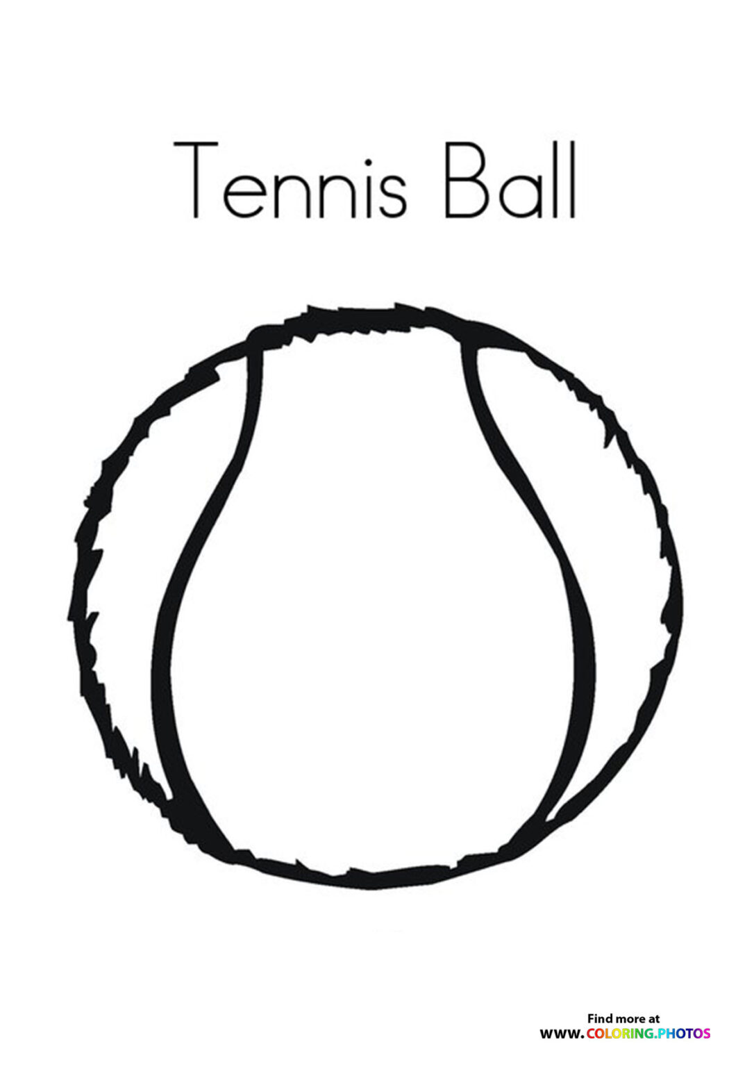 Tennis - Coloring Pages for kids | 100% free print or download