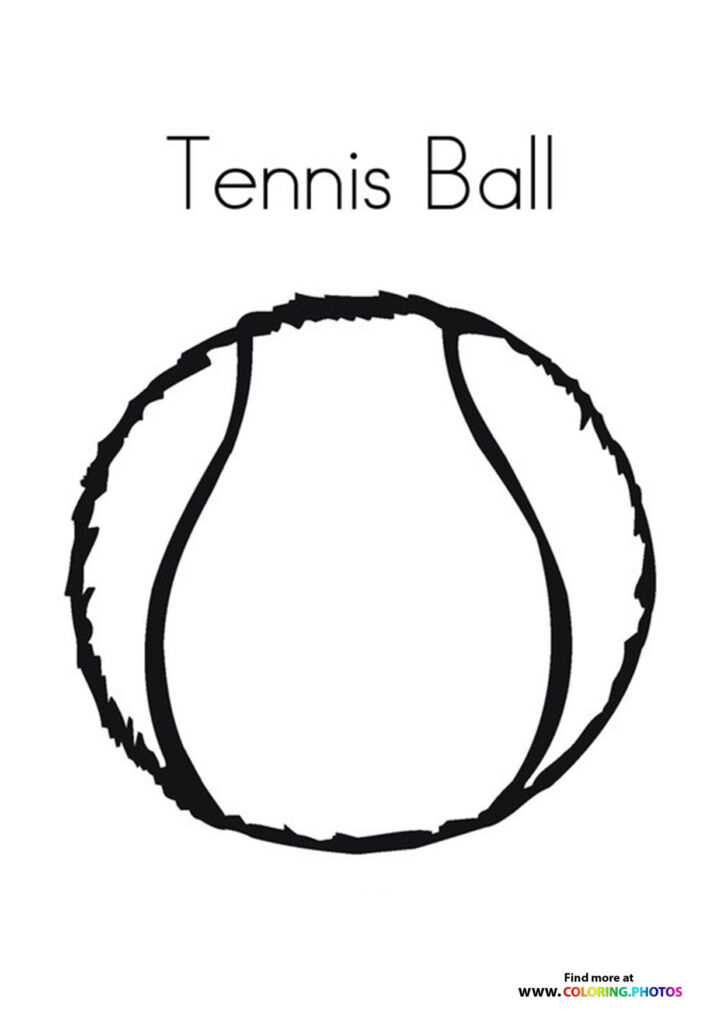 Tennis - Coloring Pages for kids | 100% free print or download