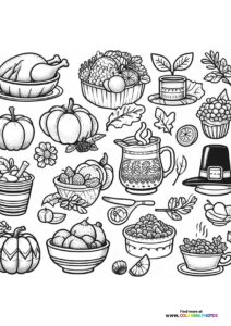 Food - Coloring Pages for kids | Free print or download