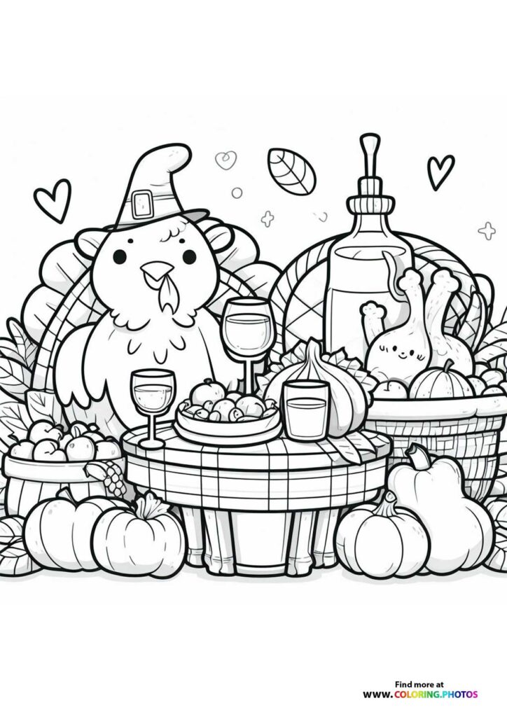 Food - Coloring Pages for kids | Free print or download