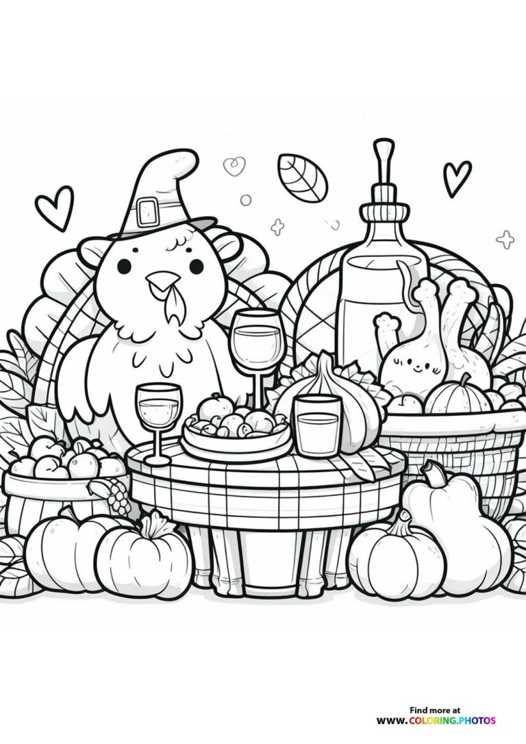 Food - Coloring Pages for kids | Free print or download
