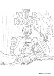 The Wild Robot - Coloring Pages for kids