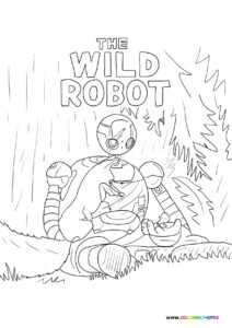 The Wild Robot - Coloring Pages for kids