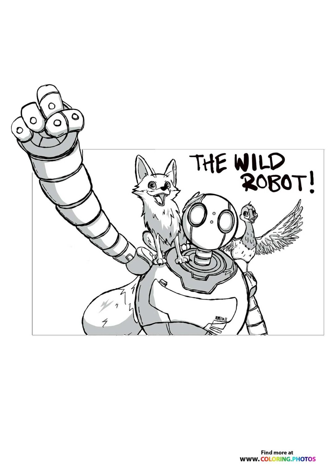 The Wild Robot - Coloring Pages for kids