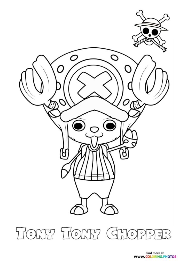 Tony Tony Chopper from One Piece - Coloring Pages for kids