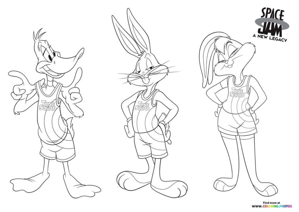 Space Jam 2: A new legacy - Coloring Pages for kids | Free coloring page