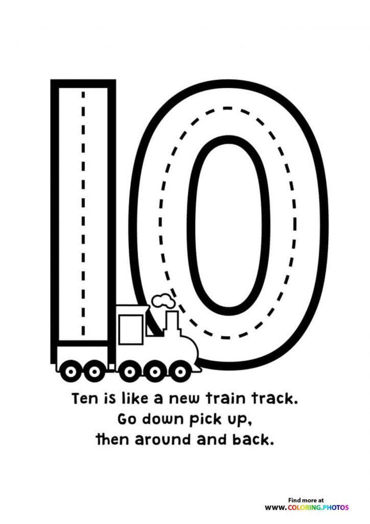 Animal themed numbers coloring pages | Free and easy print or download