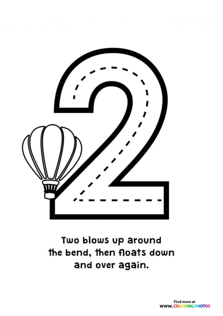 Animal themed numbers coloring pages | Free and easy print or download