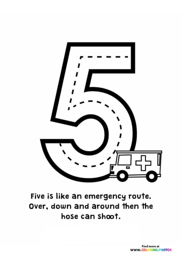 Animal themed numbers coloring pages | Free and easy print or download