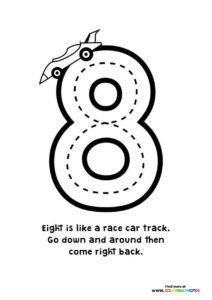 Animal themed numbers coloring pages | Free and easy print or download