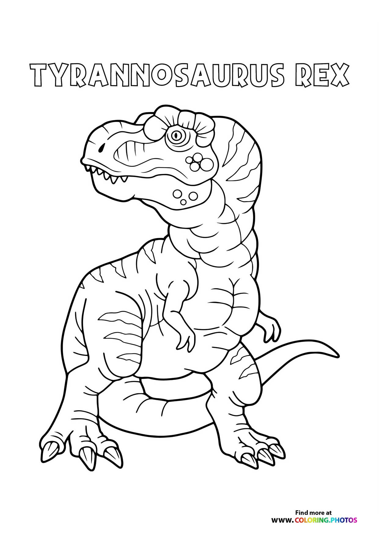 Dinosaur T Rex Coloring Dinosaur T Rex Coloring