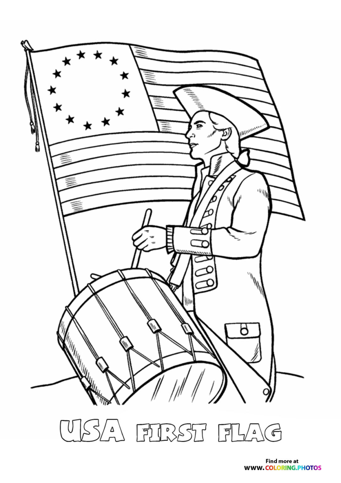 Happy Presidents day - Coloring Pages for kids