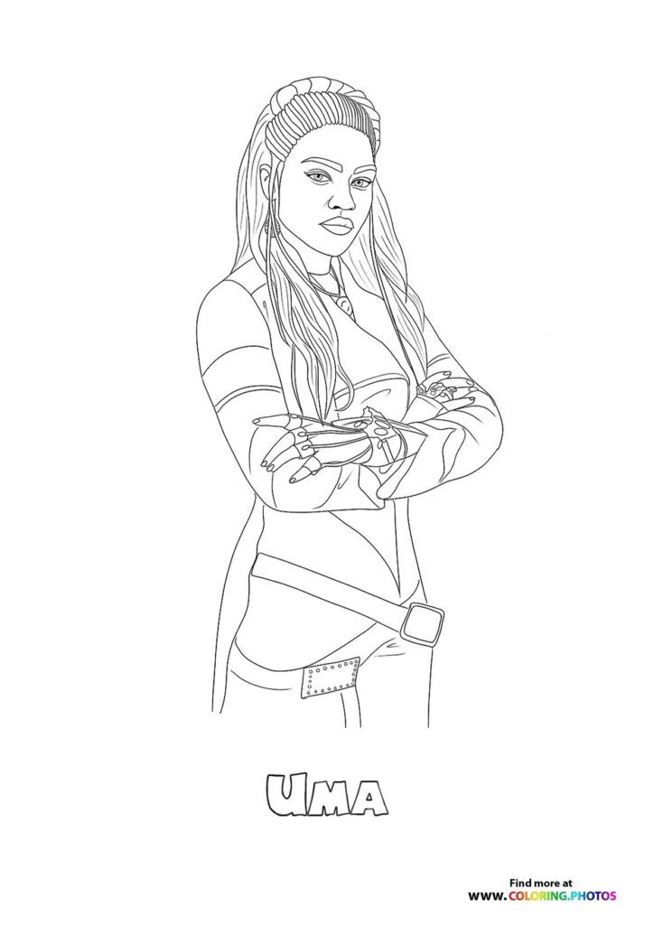 Descendants - Coloring Pages for kids