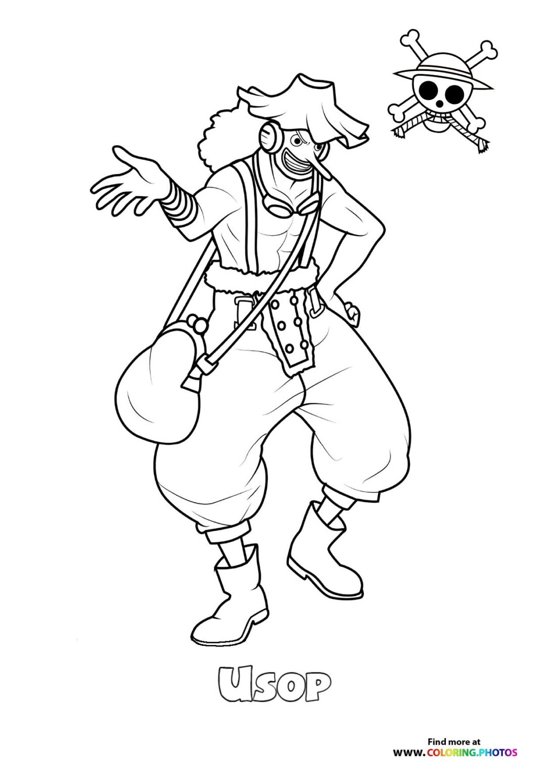 Nami from One Piece - Coloring Pages for kids