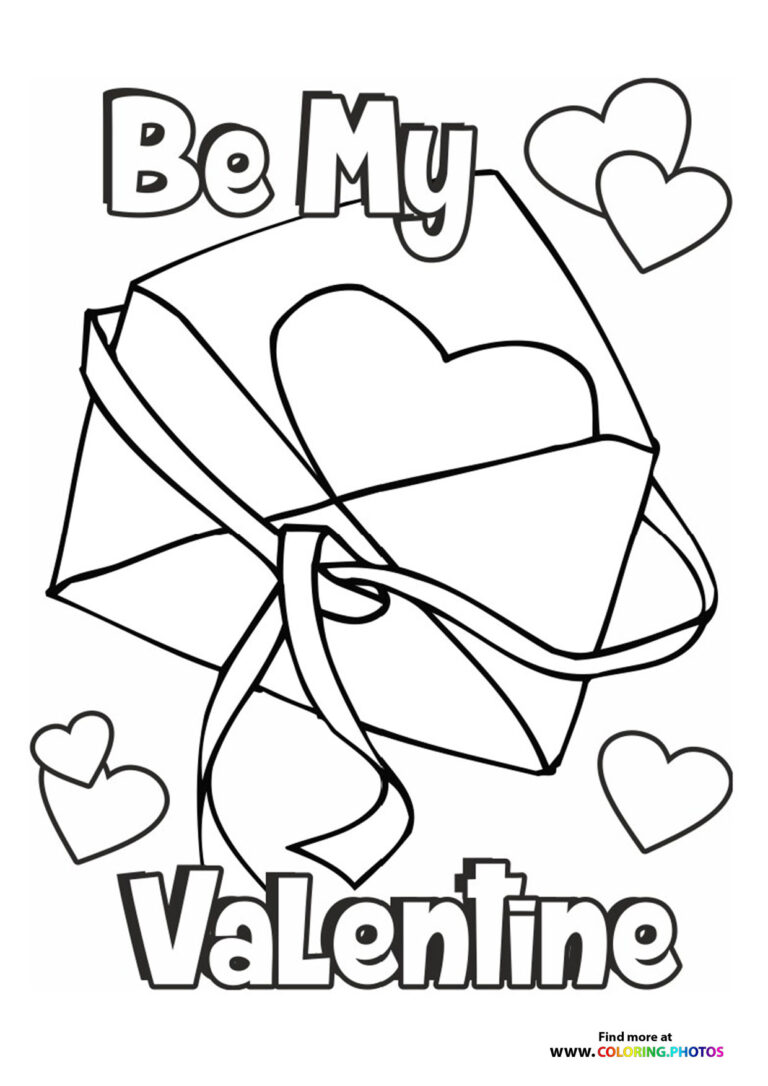 Valentines doodles - Coloring Pages for kids | Free and easy print