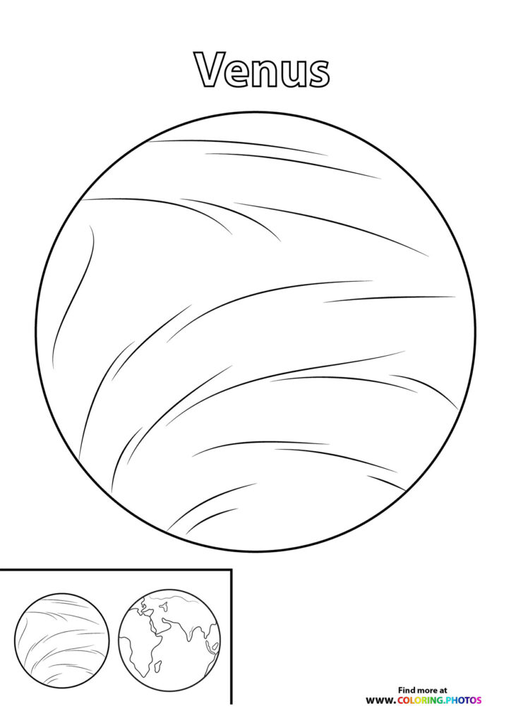 Solar system - Coloring Pages for kids | Free and easy print or download