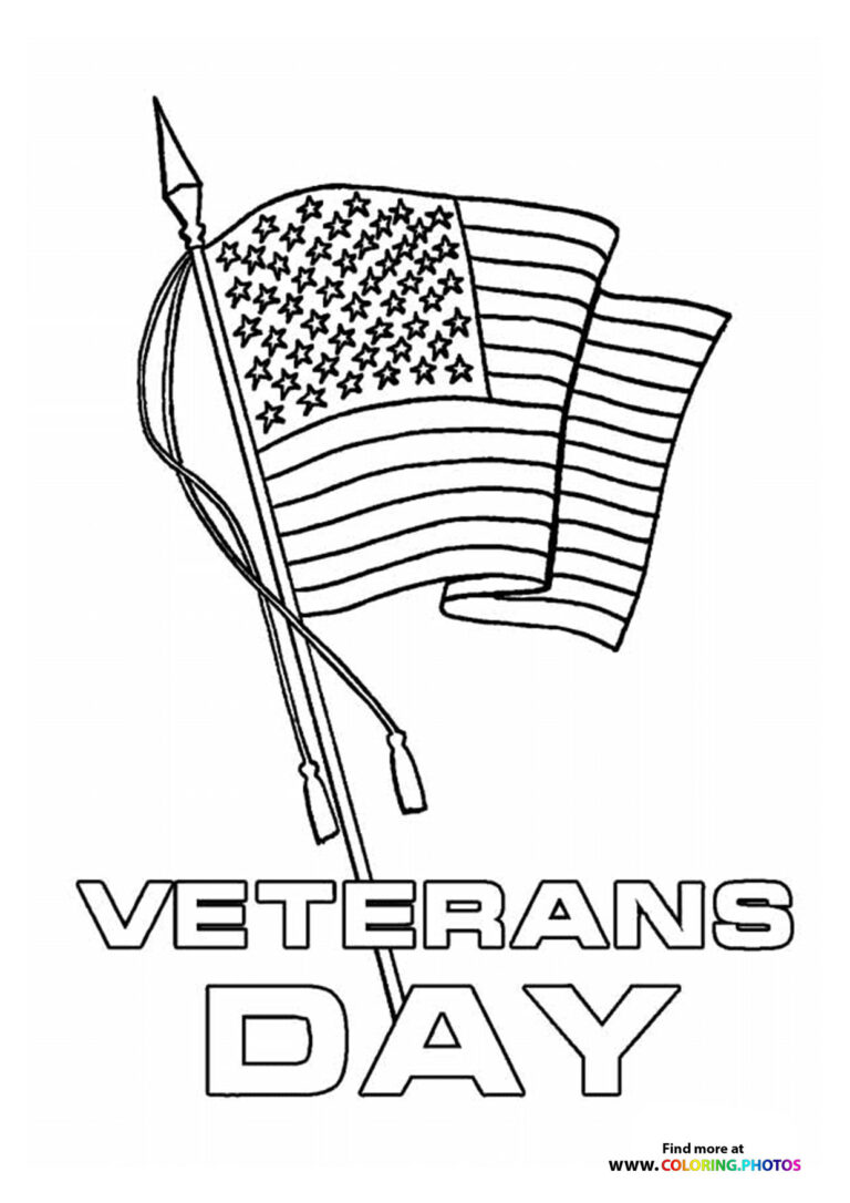 Veterans Day - Coloring Pages for kids | Free and easy print or download