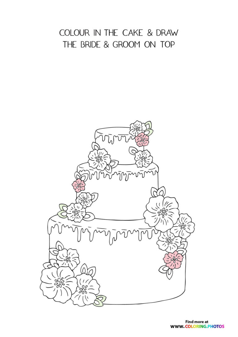 Wedding day - Coloring Pages for kids | 100% free and easy printables