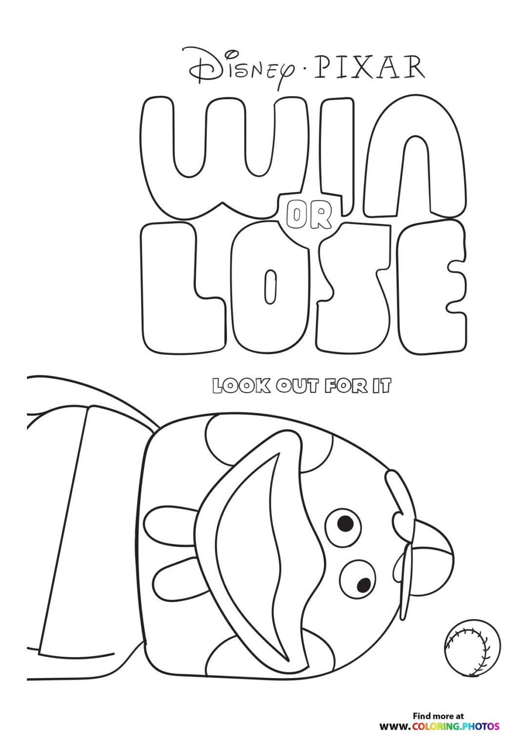 Win or Lose - Coloring Pages for kids