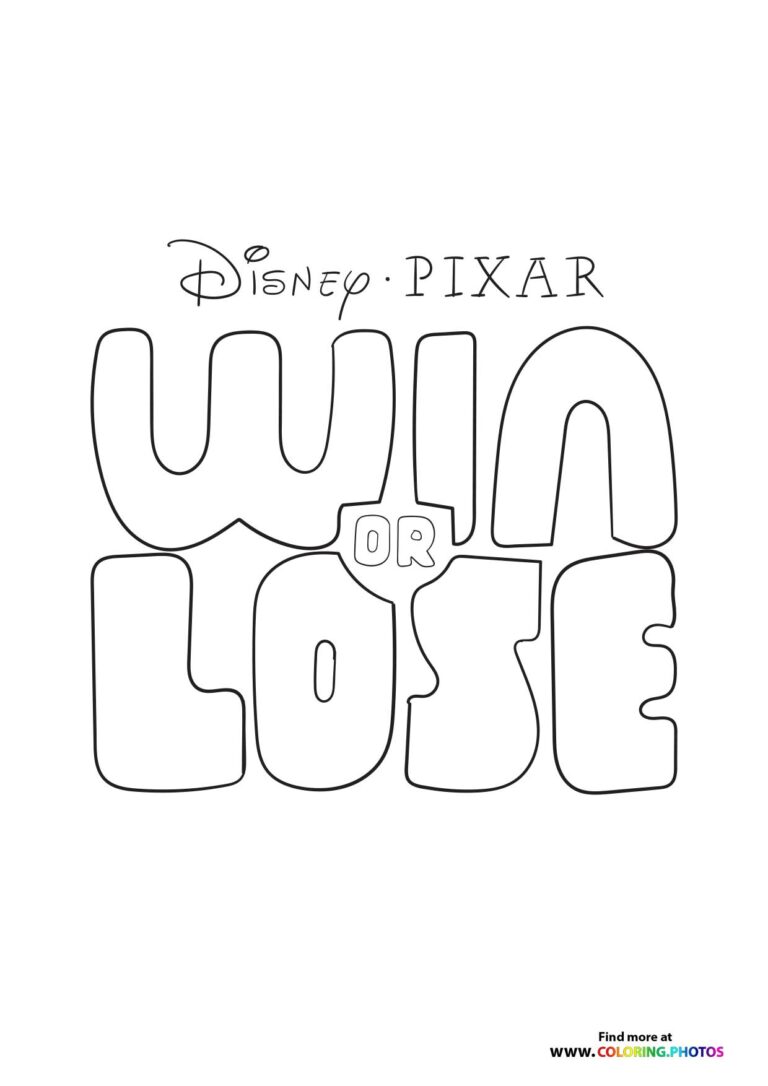 Win or Lose - Coloring Pages for kids
