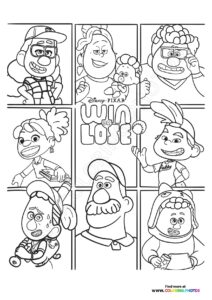Win or Lose - Coloring Pages for kids
