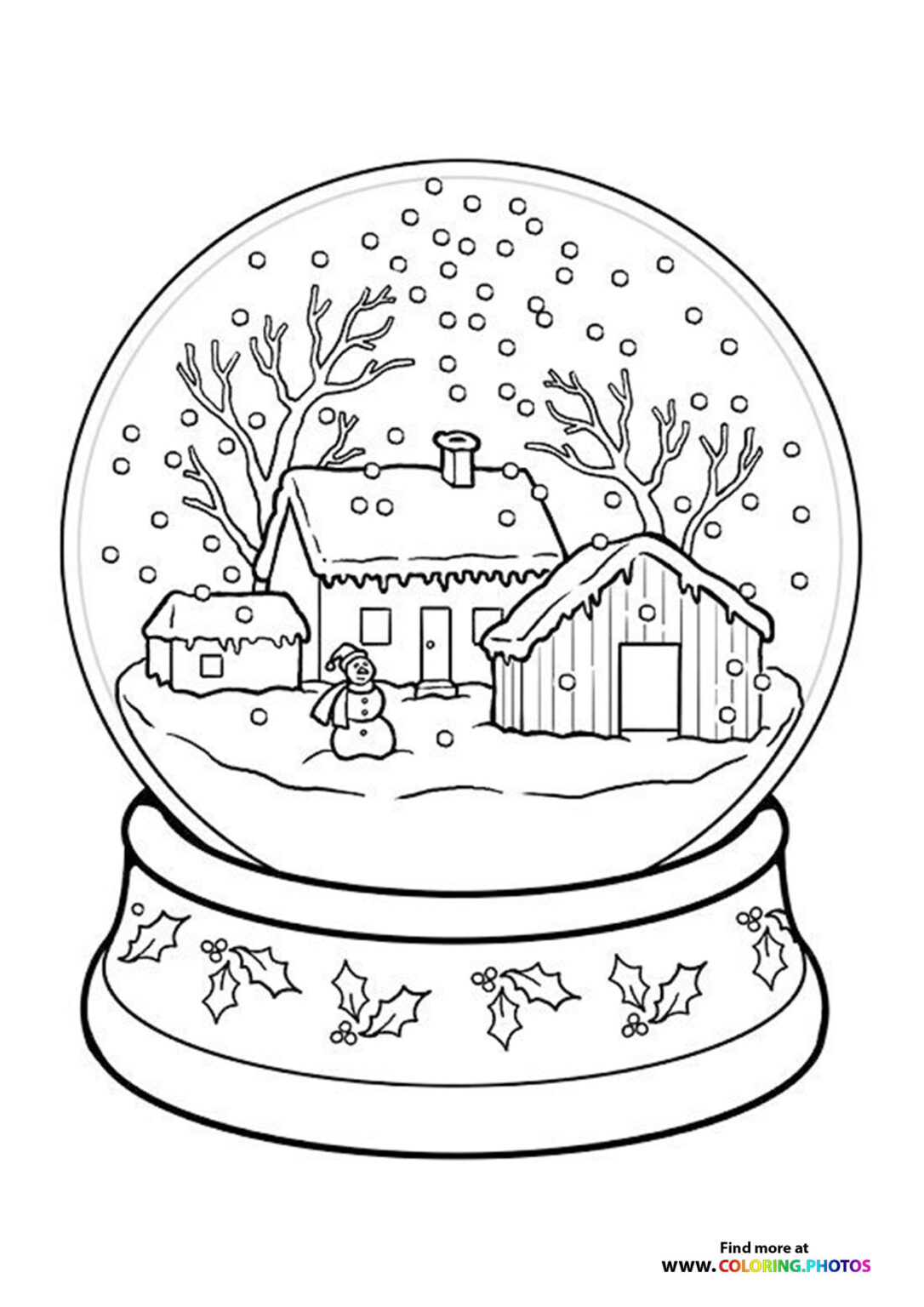Winter - Coloring Pages for kids | Free and easy print or download