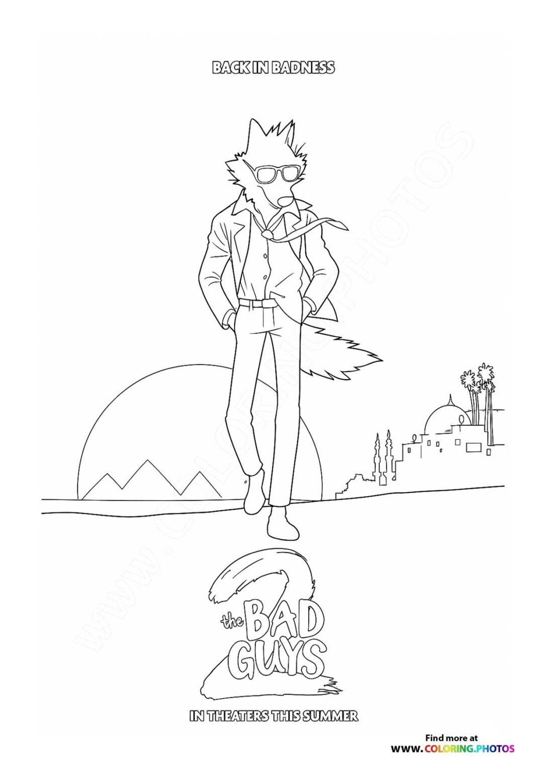 The Bad Guys 2 - Coloring Pages for kids