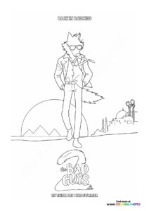 The Bad Guys 2 - Coloring Pages for kids