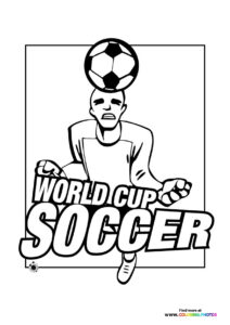 World cup soccer - Coloring Pages for kids