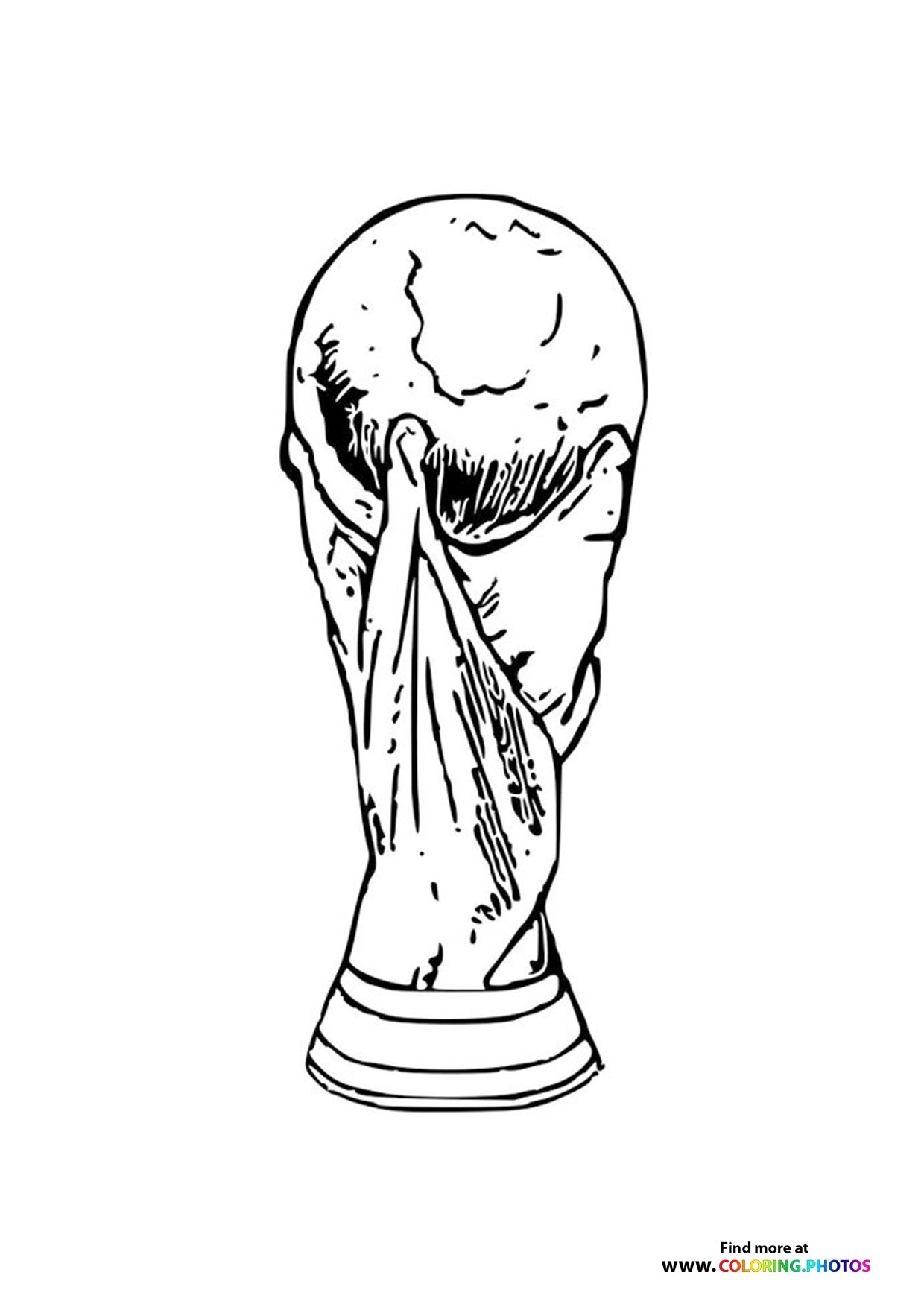 World Cup Trophy Coloring Pages For Kids World Cup Trophy Coloring Pages For Kids
