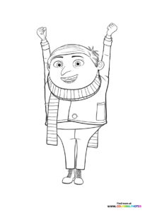 Minions 2 The Rise of Gru - Coloring Pages for kids | 100% free printables
