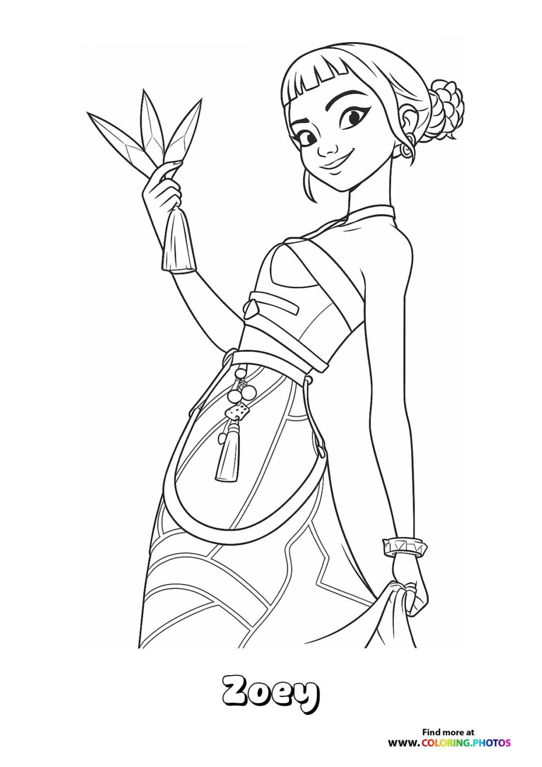 Zoey - Coloring Pages for kids