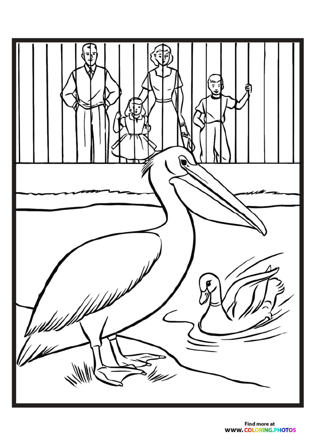 Zoo animals - Coloring Pages for kids | Free and easy print or download