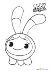 Squeaky Peeper from Abby Hatcher - Coloring Pages for kids