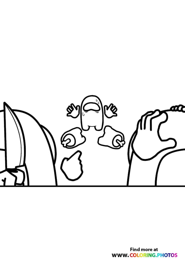 Among Us - Coloring Pages for kids | Free and easy print or download