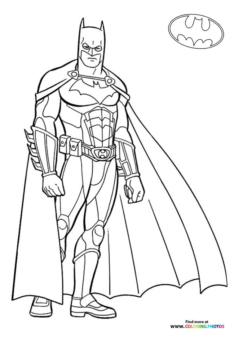 Batman coloring pages | Free and easy print or download for your kids